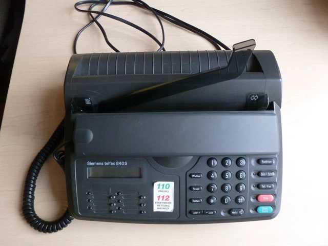 TELEFON/FAXGERÄT SIEMENS TELFAX 840 S EUR 20,00 - PicClick DE