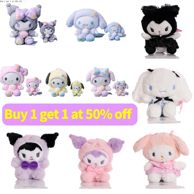 SANRIO MELODY CINNAMOROLL Kuromi Plush Toy Plushie Doll Gifts Stuffed Toys UK EUR 9,02 - PicClick FR
