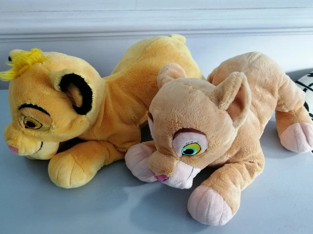 DISNEY STORE THE Lion King Simba And Nala Plush Soft Toy Set £12.99 ...
