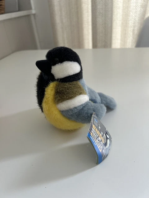 RSPB WILD REPUBLIC 2005 Great Tit Bird Plush Soft Toy Working Tweeting ...