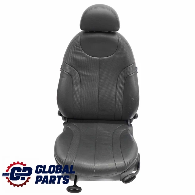 SIÈGE AVANT MINI Cooper R50 R53 gauche profilé cuir Panther Black EUR ...