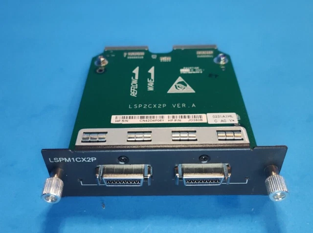 HP A5500 2-PORT 10GbE CX4 Ethernet Network Interface Expansion Module ...