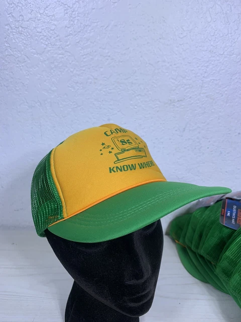 NEW STRANGER THINGS Camp ’85 Know Where Hat Dustin’s HAT Cap Truckers ...