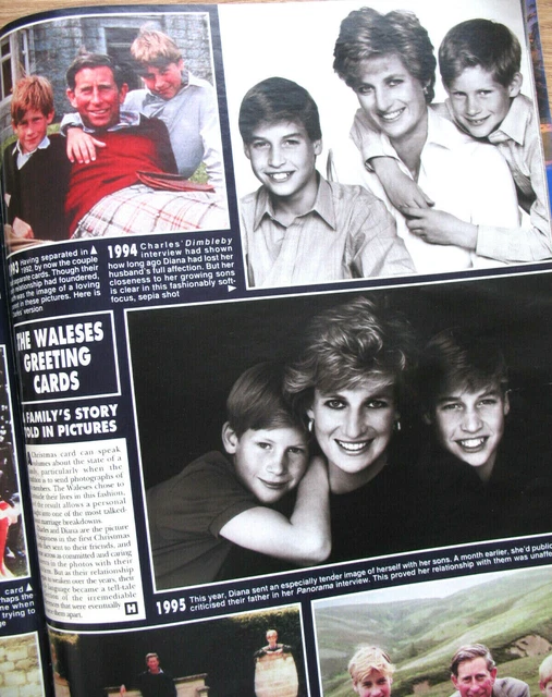 ROYAL FAMILY ~ King Charles Prince Harry HELLO MAGAZINE Princess Diana ...