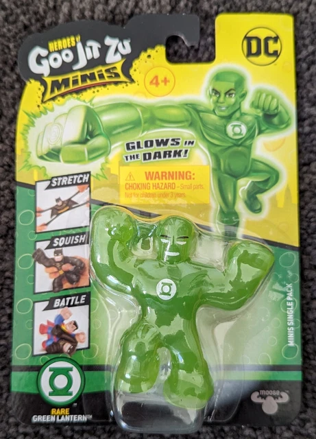 HEROES OF GOO Jit Zu Minis Green Lantern Glow In The Dark Rare DC Comic ...