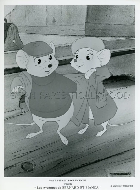 WALT DISNEY THE Rescuers Les Aventures De Bernard Et Bianca Vintage ...