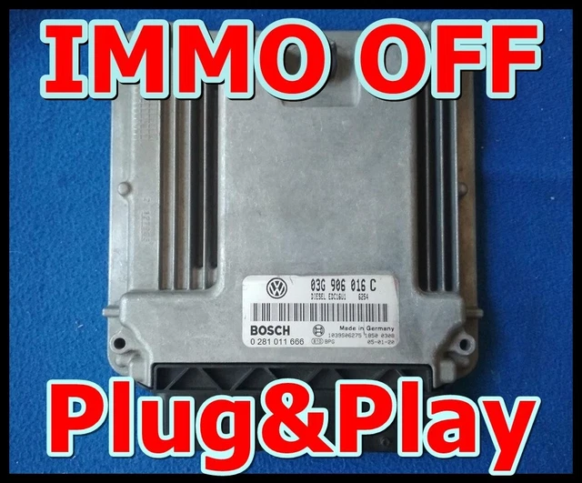 FACTURE TVA VW CADDY 1.9 IMMO OFF/ PLUG&PLAY 0281011666 - 03G906016C ...