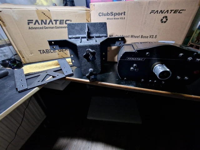 FANATEC CLUBSPORT WHEEL Base (CSW) V2.5+ Tischklemme+ Originalverpackt ...