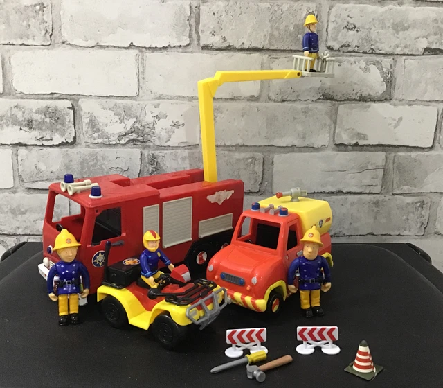 FIREMAN SAM BUNDLE Quad Bike Venus Fire Truck Jupiter Fire Engine £15. ...