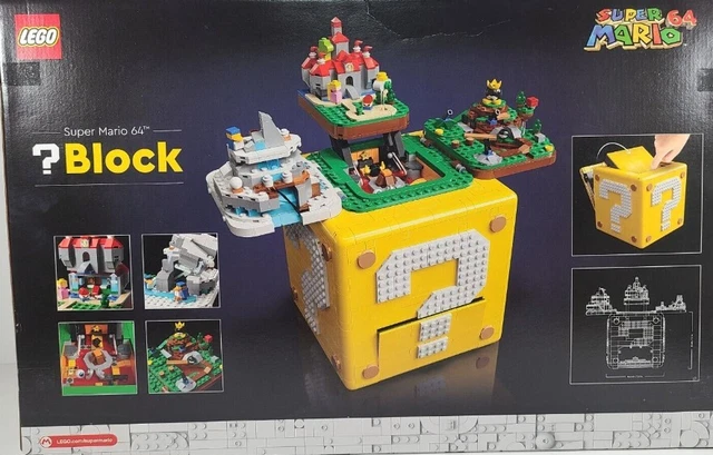LEGO SUPER MARIO 64 Block Set Question Mark New Kit 2064 Pcs + Led ...