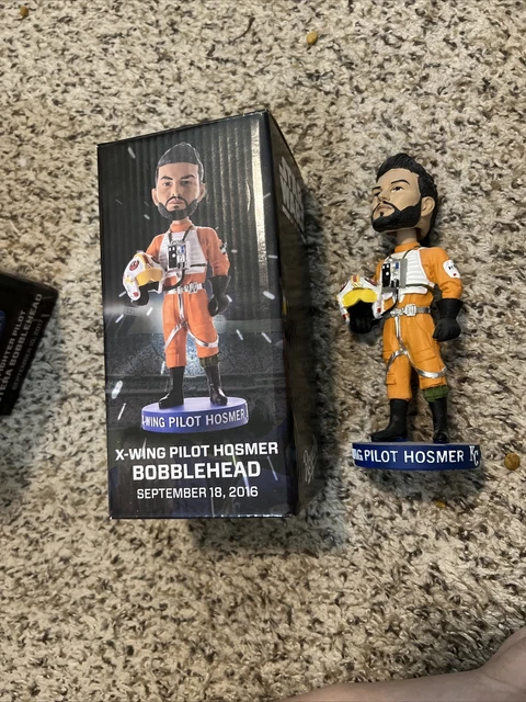 KANSAS CITY ROYALS Bobblehead Star Wars Night X-Wing pilote Eric Hosmer ...