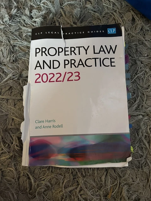 PROPERTY LAW AND Practice 2022/2023: Le..., Anne Rodell (Condition ...