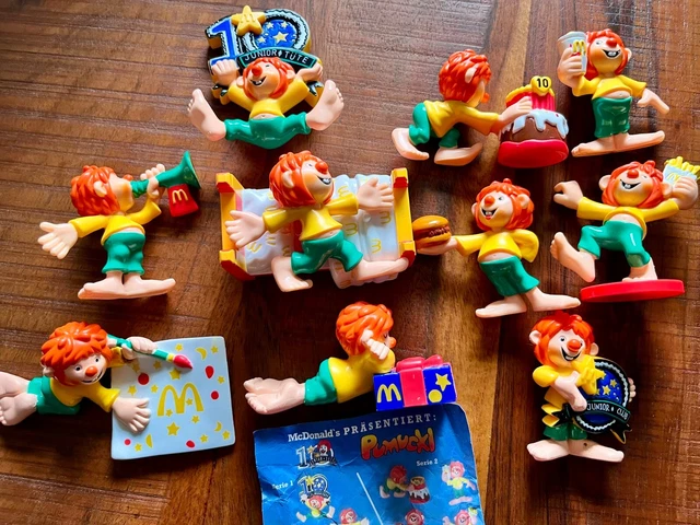 10 PUMUCKEL FIGUREN Set - MC Donalds Junior Tüte Happy Meal 90er 1998 Vintage EUR 28,90 ...
