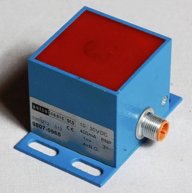 PULSOTRONIC KJ40-Q50AB-DPS-V2 INDUKTIVER Sensor 9807-0965 10-30VDC PNP ...
