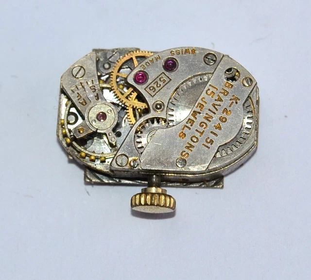 VINTAGE BRAVINGTONS Cal 526 Wristwatch Movement, Bravingtons Uhrwerk £ ...
