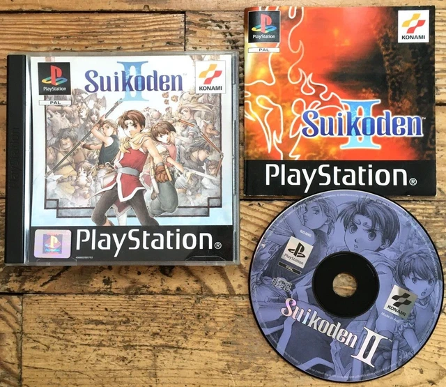 RARE - SUIKODEN 2 Black Label Complet Boîte Notice Sony Ps1 Pal Fra Cib ...