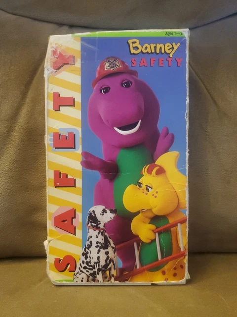 BARNEY SAFETY VHS Home Video Tape 1995 Lyons Group Sing-Along Songs ...