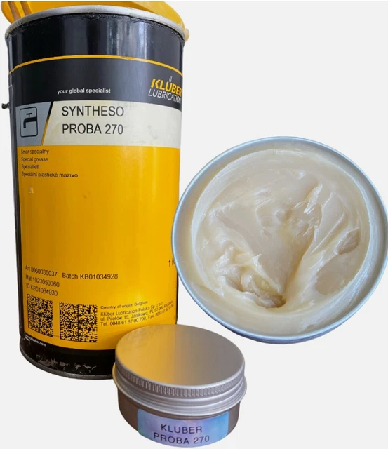 KLUBER SYNTHESO PROBA 270 Grease for valves, fittings and plain ...