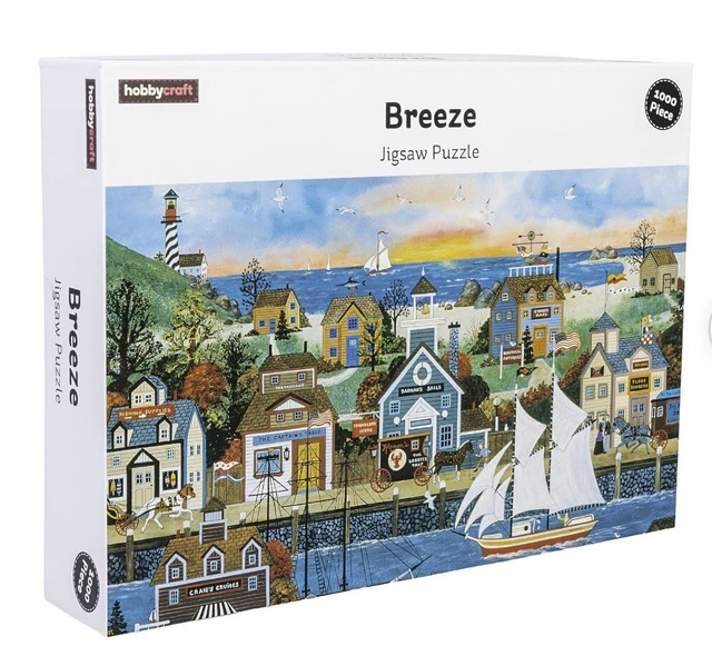 HOBBYCRAFT - 1000 Piece Jigsaw Puzzle - Breeze - Completed Once Only ...