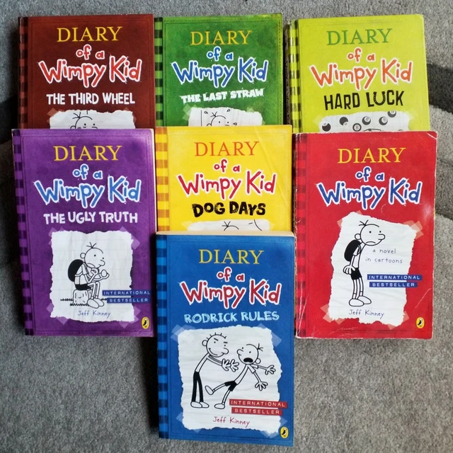 DIARY OF A Wimpy Kid books bundle - 7 books £9.99 - PicClick UK