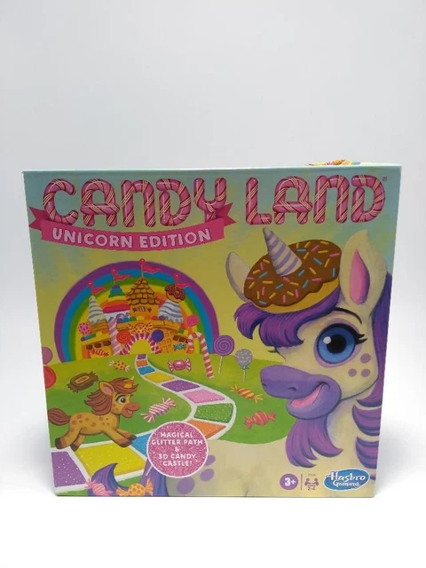 HASBRO GAMING CANDY Land Unicorn Edition Preschool Board Game Damaged ...