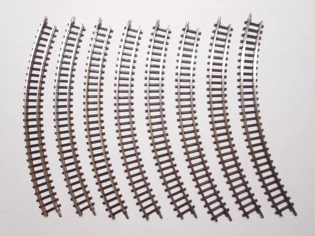 MÄRKLIN MINICLUB 8510 gebogenes Gleis 8 Stück (93294) EUR 19,95 ...