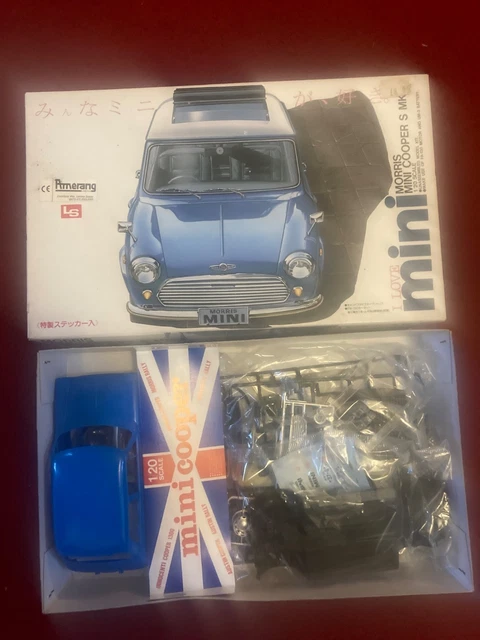 LS MORRIS MINI Cooper S MK-II Motorised Model Kit Unbuilt Lot 1 £42.28 ...