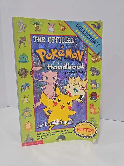 THE OFFICIAL POKEMON Handbook Deluxe Collectors Edition Vintage 1999 £ ...