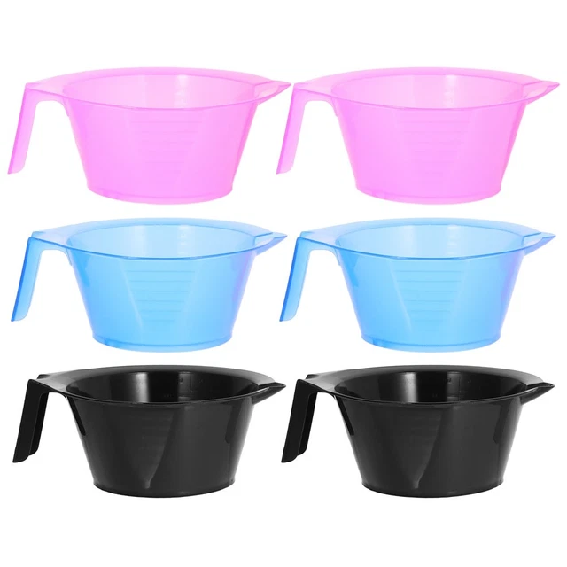 3 COUNT HAIR Dye Mixing Bowl Dyeing Kit Color Bowls for Hairstylist £42 ...