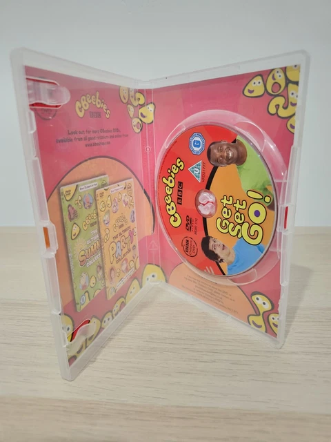 CBEEBIES GET SET Go! DVD Region 2 PAL BBC LazyTown Tweenies Tommy Brum ...