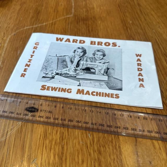 WARD BROS. SEWING Machines Vintage Brochure Australian £14.70 - PicClick UK