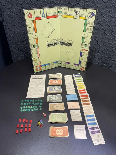 Monopoly Rare Australian Vintage 1930s Monopoly Set John Sands Rare