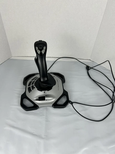 LOGITECH EXTREME 3D Pro Joystick Flight Simulator Controller J-UK17 X3D ...