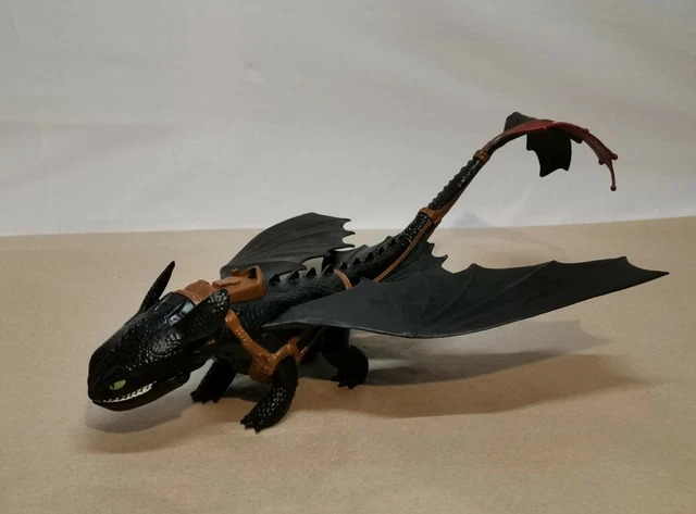 HOW TO TRAIN Your Dragon Fire Breathing Toothless Large Toy Figure - 19 ...