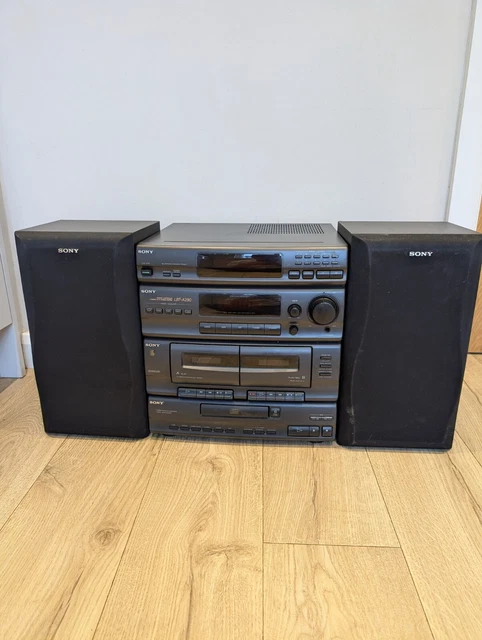 SONY LBT-A290 COMPACT HI-FI SYSTEM Radio, CD Player & Cassette Tape ...