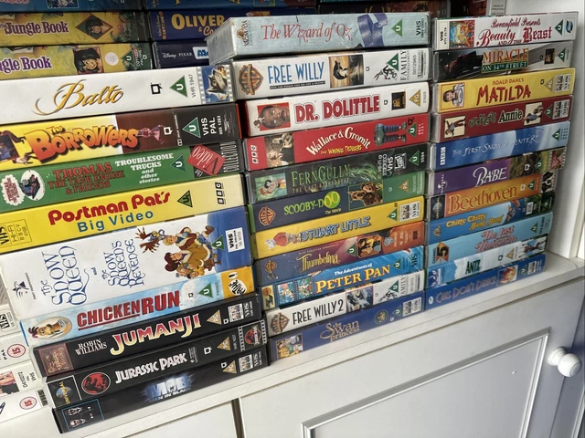 30 X JOB Lot Bundle Of Childrens 80s 90s Nostalgic VHS Video Tapes ...