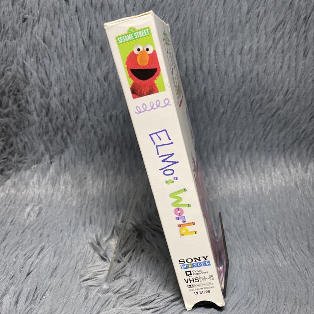 SESAME STREET ELMO'S World VHS 2000 Tape 3 Elmo Episodes for Children ...