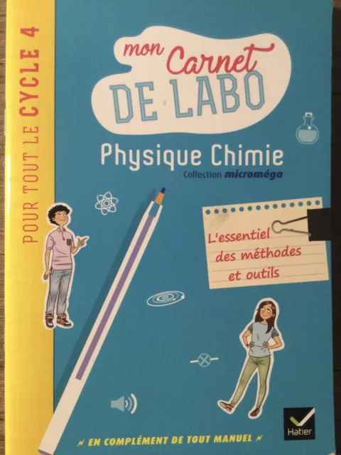 MON CARNET DE Labo Physique Chimie Cycle 4 EUR 3,90 - PicClick FR MON CARNET DE Labo Physique Chimie Cycle 4 EUR 3,90 - PicClick FR