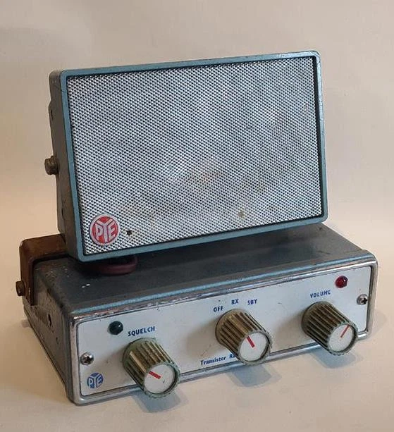 VINTAGE PYE TRANSISTOR Radio Telephone Control Box & Speaker from ...