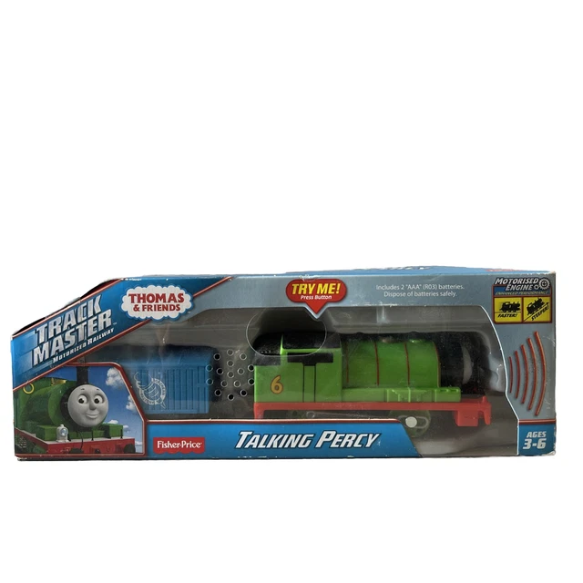 THOMAS & FRIENDS Trackmaster Talking Percy Motorized Engine 2014 NEW ...