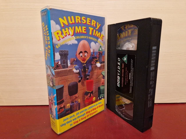 NURSERY RHYME TIME - 60 Childrens Nursery Rhymes - PAL VHS Video Tape ...