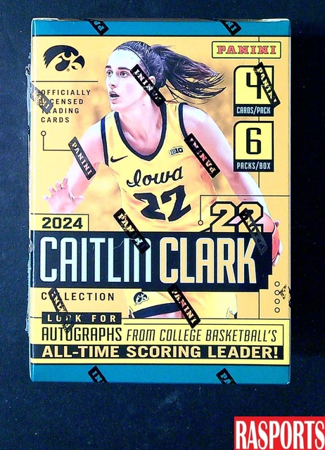 2024 PANINI CAITLIN Clark Collection Blaster Box Factory Sealed Look ...