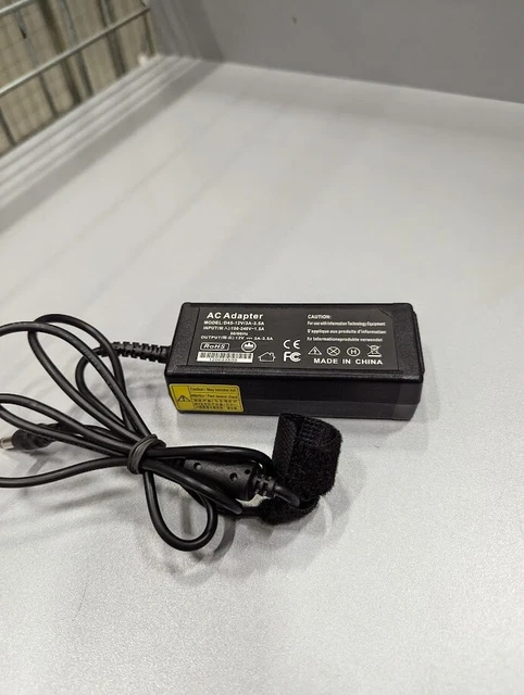 AC ADAPTER DA45 12V 3A Used Working Without Power Cord £1.20 - PicClick UK