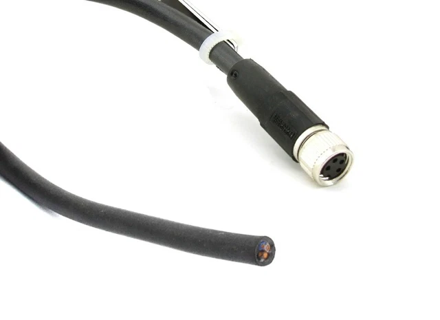 ROBOTICS SENSOR MACHINE Cable 4-Pin Female M8 Connector Sensor Cable ...