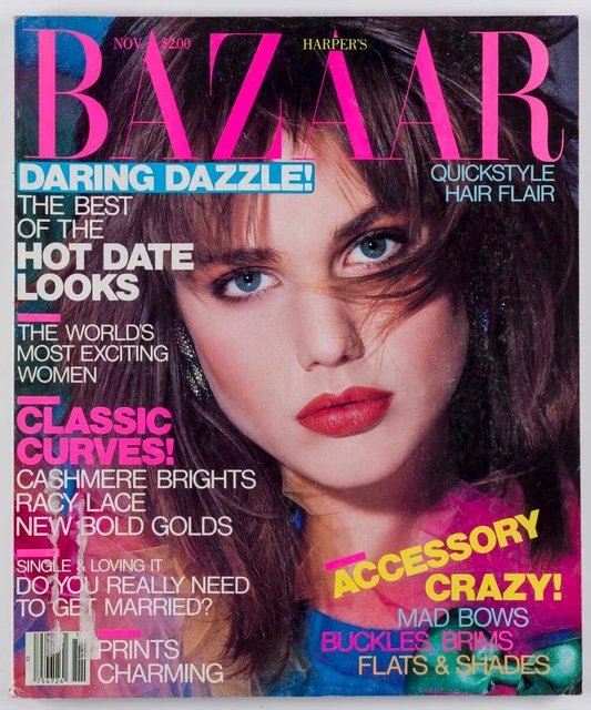 SANDRA ZATEZALO BRIGITTE NIELSEN Brooke Shields US HARPERS Nov 1986 ...
