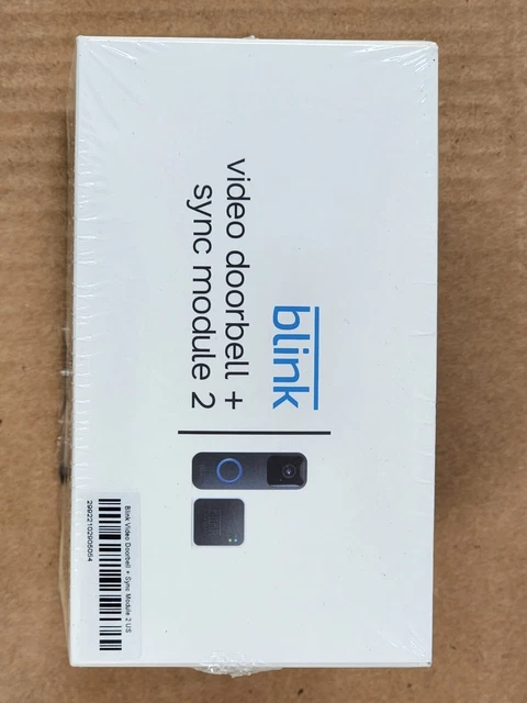 BLINK VIDEO DOORBELL + Sync Module 2 | Two-Way Audio, HD Video, Battery ...