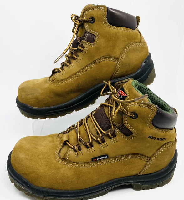 RED WING STEEL King Toe Work Boots ASTM F 2413-05 Women’s Sz 8D Brown ...
