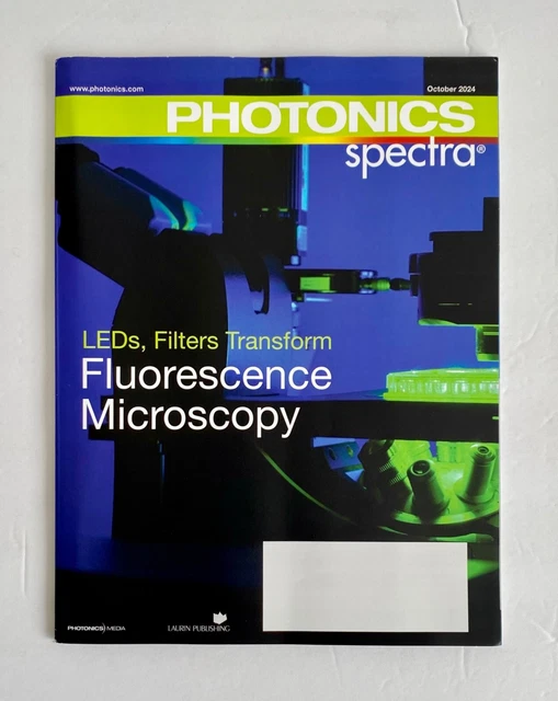 NEW OCTOBER 2024 Photonics Spectra Magazine LEDs Fluorescent Industry ...