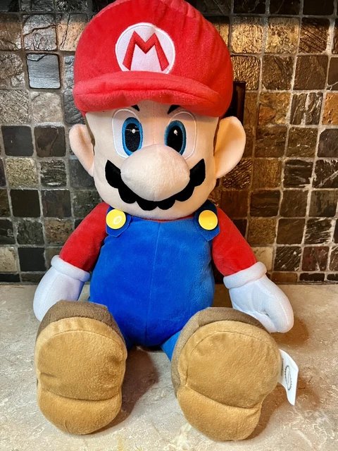NINTENDO SUPER MARIO Plush 23” Jumbo Large Stuffed Toy Secret Pocket ...