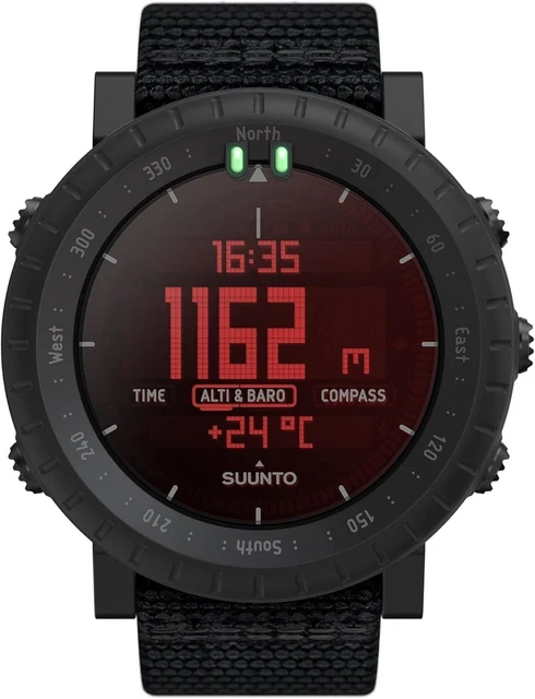 SUUNTO CORE ALPHA Stealth Tactical Outdoor Watch Altimeter Barometer ...